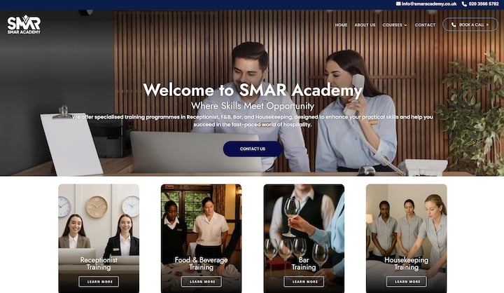 5-Star Hospitality Training Programmes | SMAR Academy
